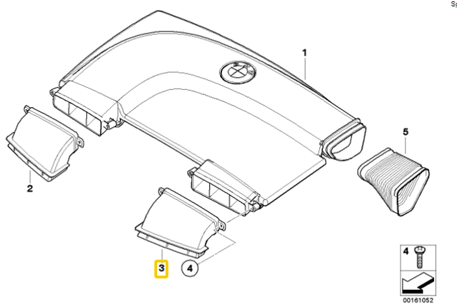 Genuine BMW Intake Duct Left 13717547592 for sale online | eBay