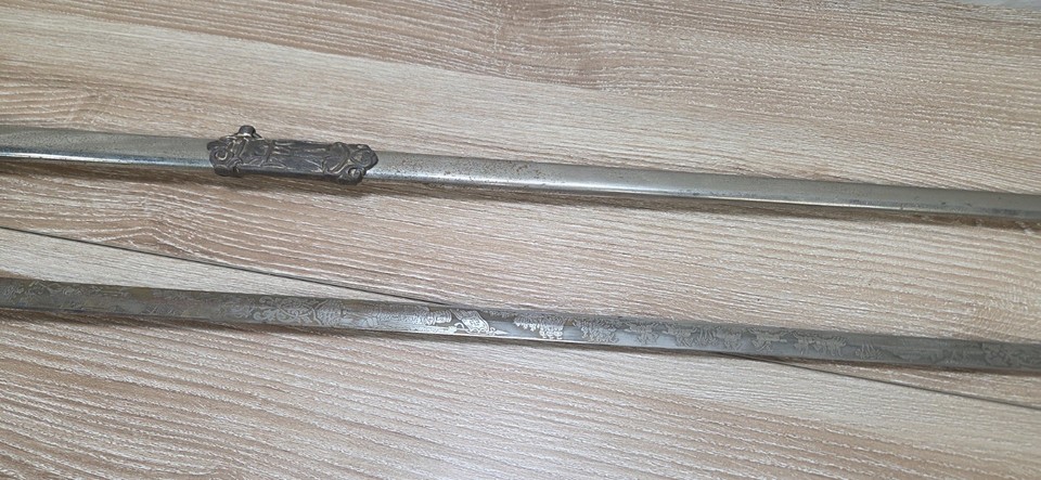 Antique MC Lilley & Co Masonic Knights Templar Sword W/ Ornate Scabbard ...