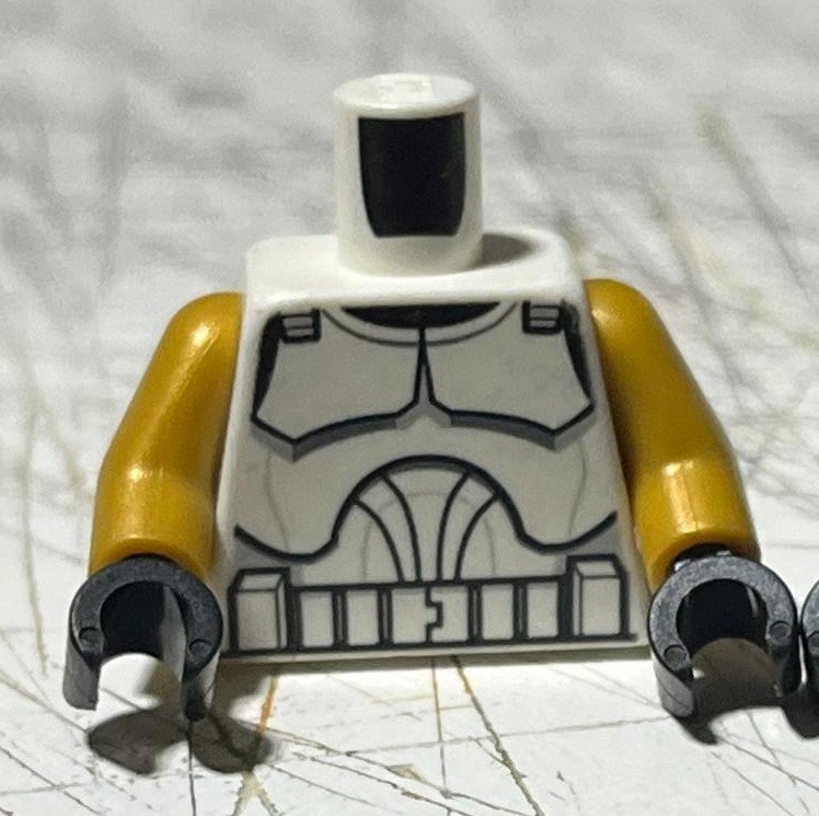 LEGO Star Wars Clone Trooper Minifigure Torso Lot Phase 1 Clone Wars ...