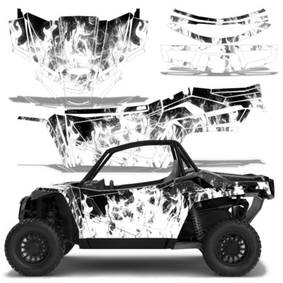 2018 & Up Textron Wildcat XX UTV Graphics Kit Decal Sticker | ICE WHITE ...