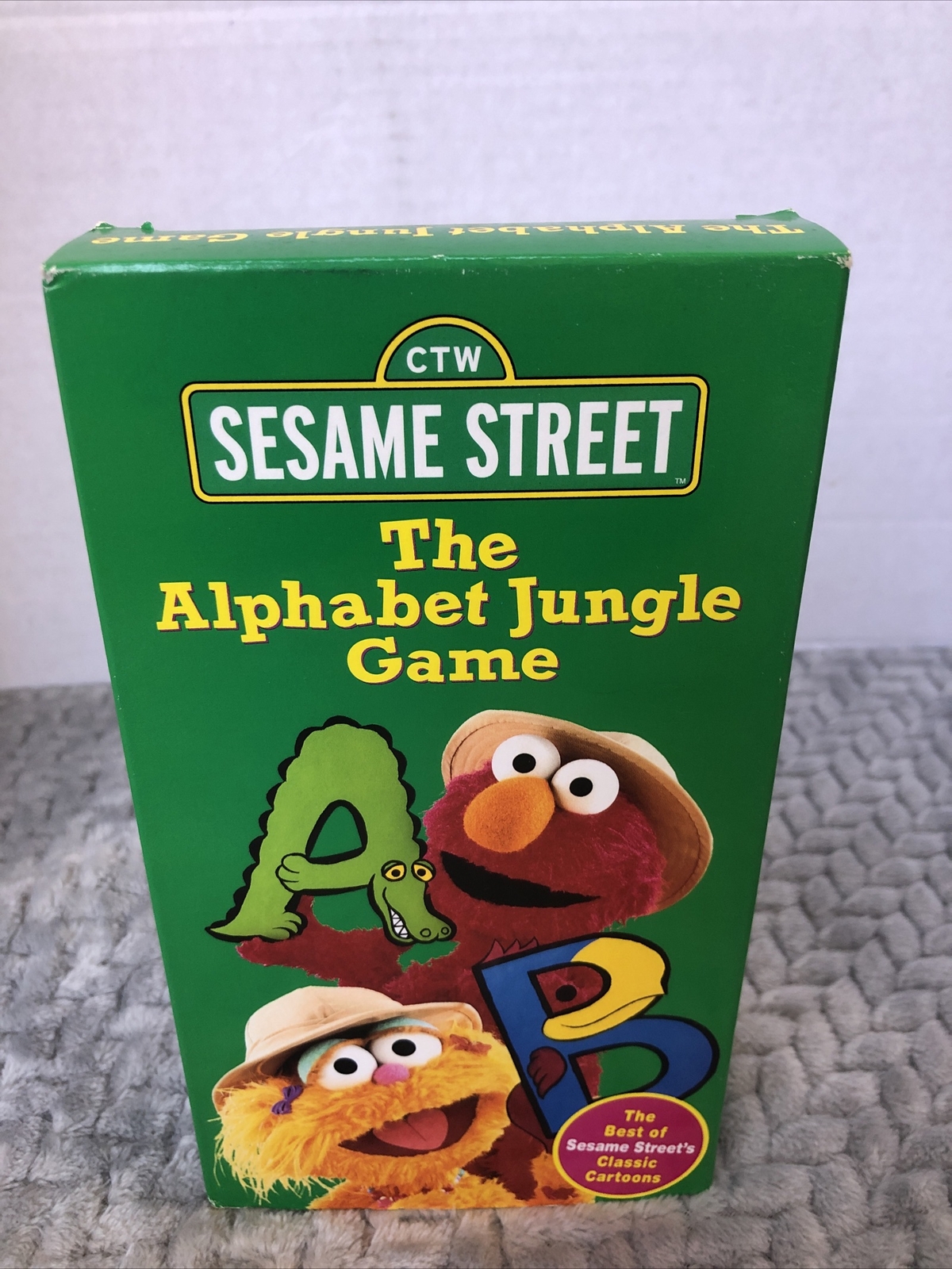 Sesame Street The Alphabet Jungle Game Vhs