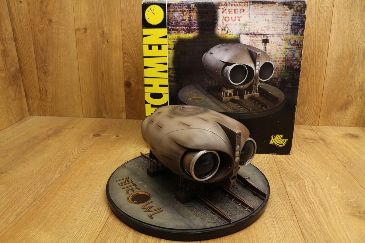 Watchmen Night Owl Ship Watchmen Owl Ship & Dr Manhattan Statues Debut