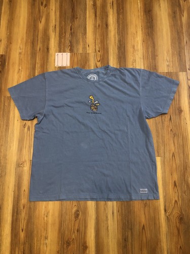 Vintage Life is Good Blue Crewneck Tee The Club Scene Men’s Size XXL | eBay