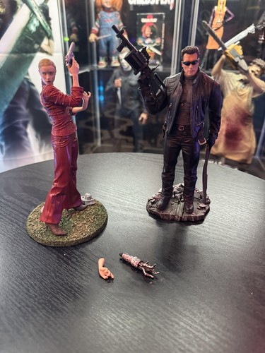 McFarlane T-850 T-X Terminatrix Terminator 3 Schwarzenegger Figures ...