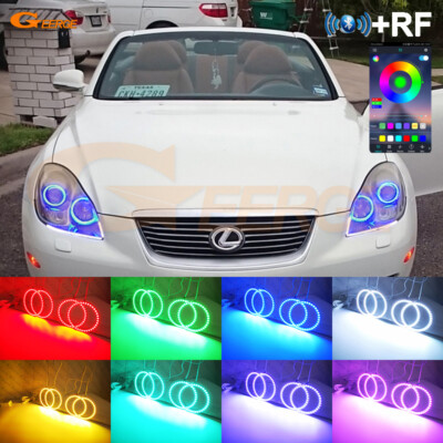 For Lexus SC 430 SC430 2005 - Multi Color RGB LED Angel Eyes Kit ...