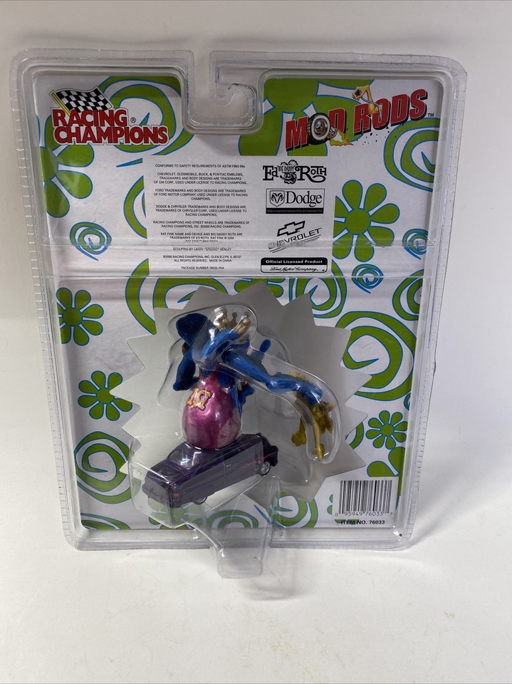 Rat Fink Die Cast with Figure Racing Champions Mod Rods Ed Big Daddy ...