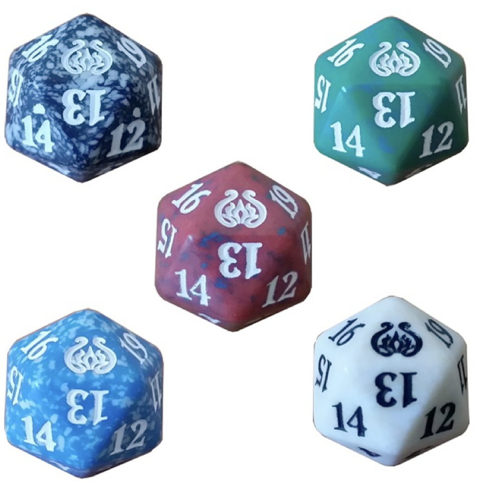 Magic the Gathering d20 Spindown Life Counter Die Lots of Sets and ...