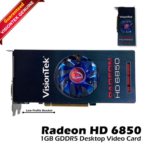 VisionTek Radeon HD 6850 1GB GDDR5 256-Bit Graphics Card 9XD38 09XD38 ...