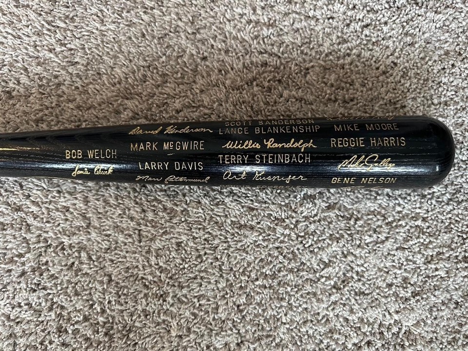 1990 Oakland A's American League Championship Bat | eBay
