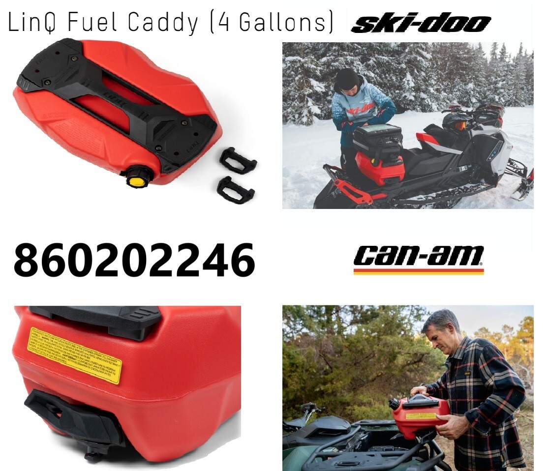Ski-Doo Snowmobile/Can-Am ATV- 14 Liter Stackable LinQ Fuel Caddy ...