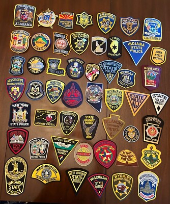 State Police Patches All Different 50 States And DC | eBay