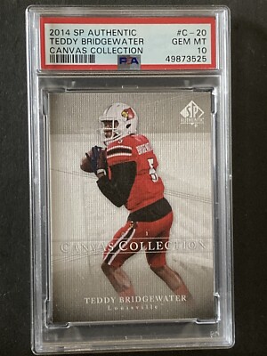 2014 SP Authentic Canvas Teddy Bridgewater RC Gem Mint PSA 10 | eBay