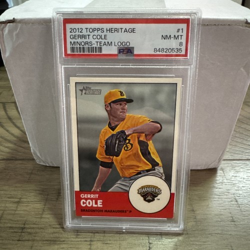 2012 Topps Heritage Gerrit Cole Minors-Team Logo PSA 8 | eBay