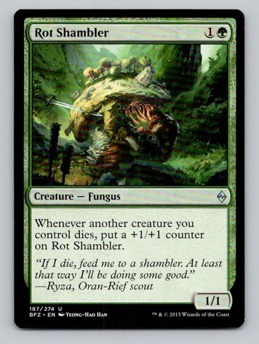 Rot Shambler 187 U Battle for Zendikar Magic The Gathering NM | eBay