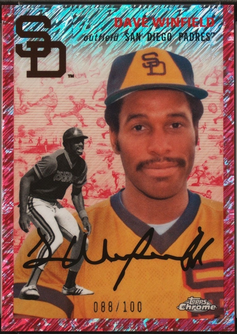 2023 Topps Chrome Platinum Anniversary - Dave Winfield #415 Platinum ...