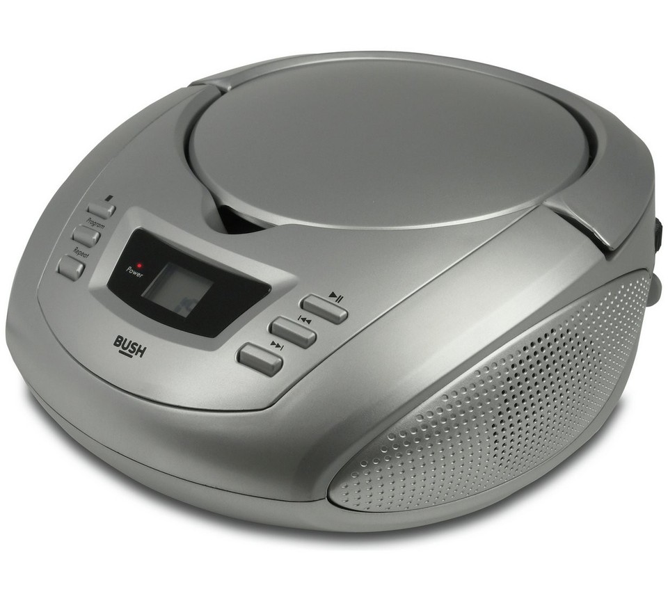 Bush Portable CD Player & FM Radio - Silver - 1 Year Guarantee | eBay UK