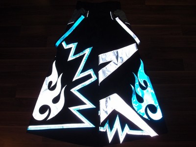 Heatwave phat pants rave gear reflective dance wear hardstyle reflector ...