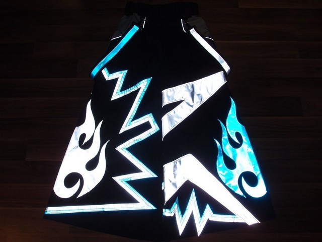 Heatwave phat pants rave gear reflective dance wear hardstyle reflector ...