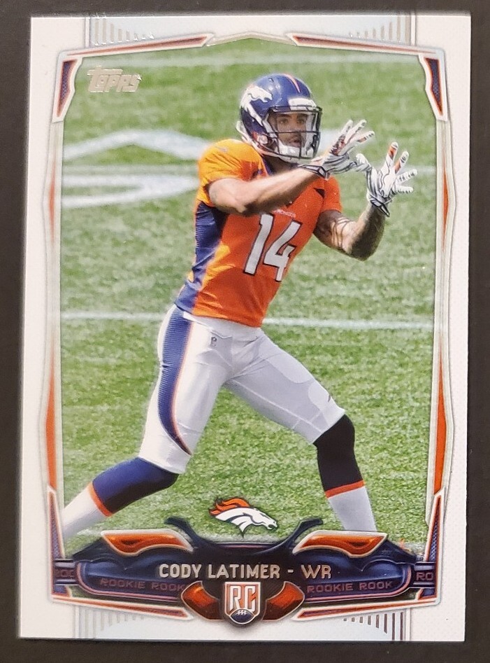 2014 Topps #339 Cody Latimer RC BRONCOS WR Rookie football card NM/MT ...