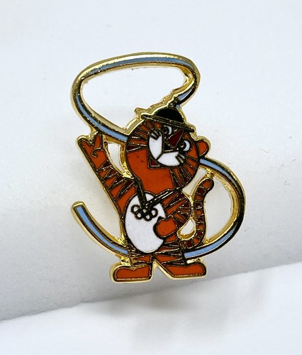 Seoul 1988 Hodori Tiger Mascot Lt Blue Ribbon Olympic Pin vintage 80s ...