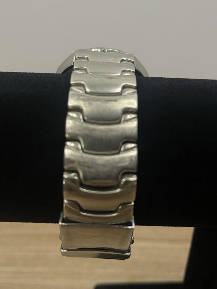 JF Men's Silver Tone Analog Quartz Watch | eBay