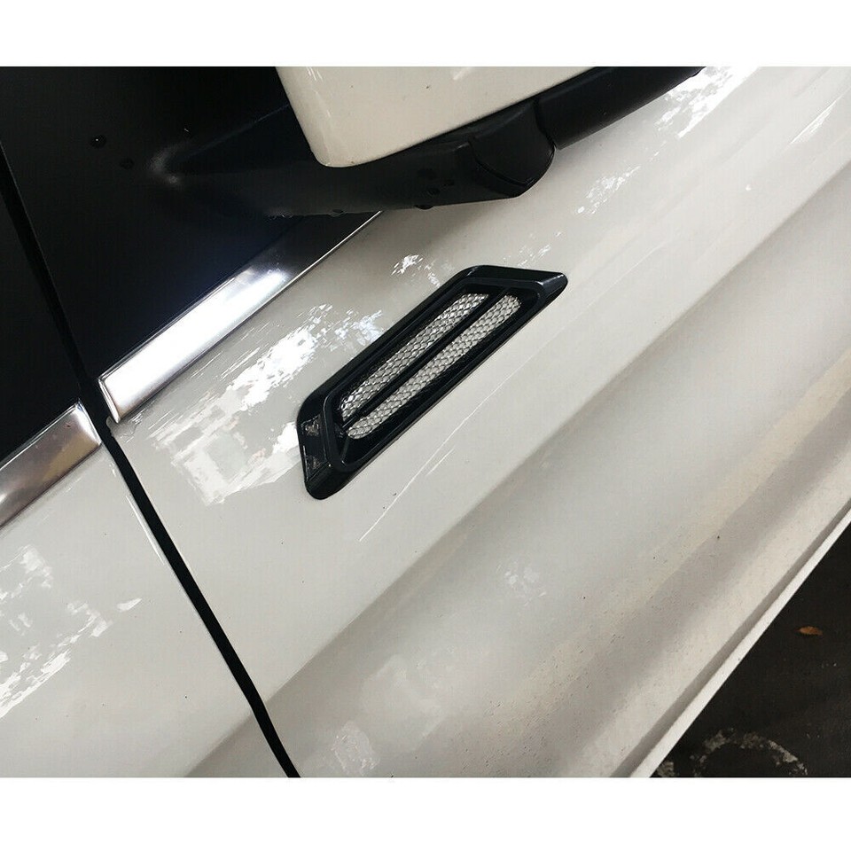 2PCS Car Side Air Flow Vent Fender Decorative Stickers Car Exterior ...