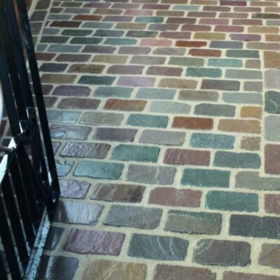 Raj Green Setts Pavers Slabs Edging Blocks 200x100 Hand Cut | eBay UK
