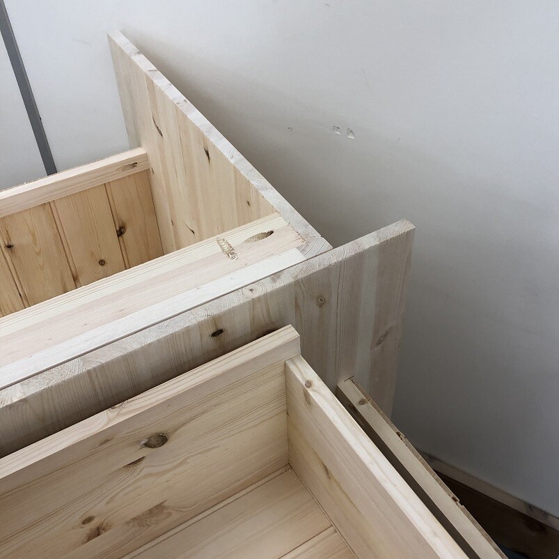 Traditional Style Corner Return Kitchen Cabinet 1000mm (To 1100mm) Wide ...