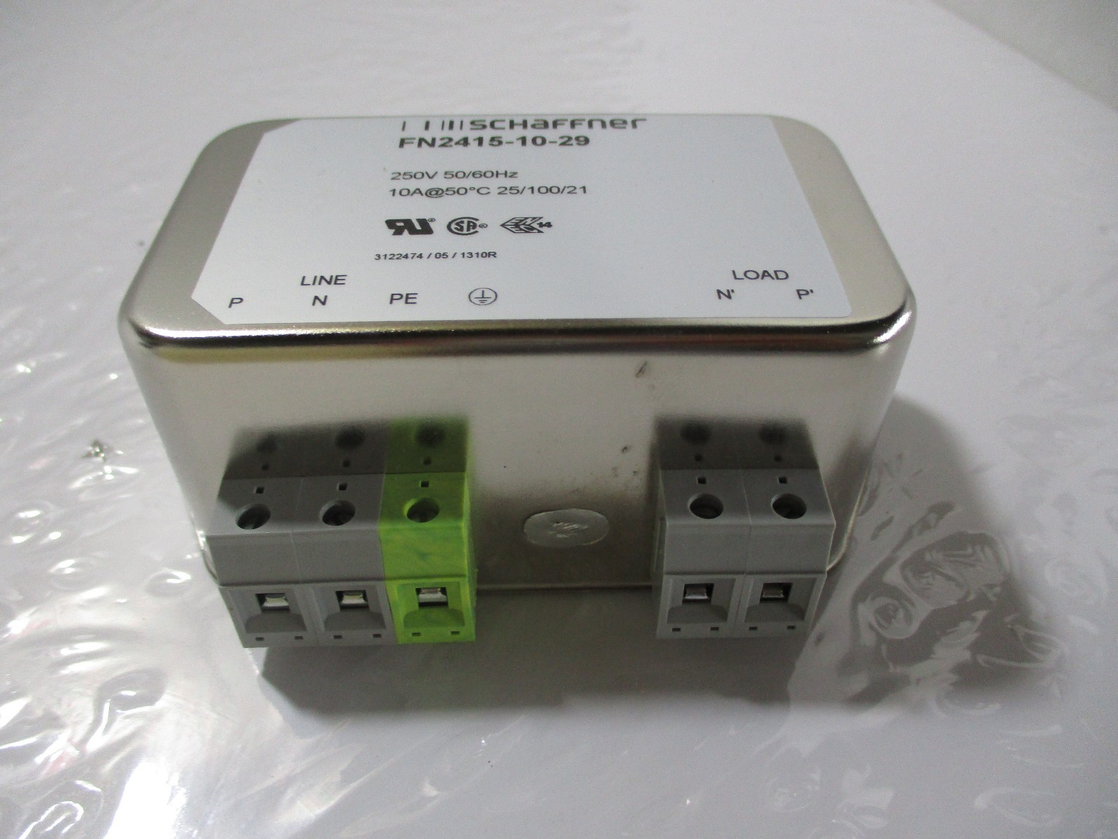 87h5446 Schaffner Fn2415-10-29 Suppression Filter 10a 9.4ma for sale ...