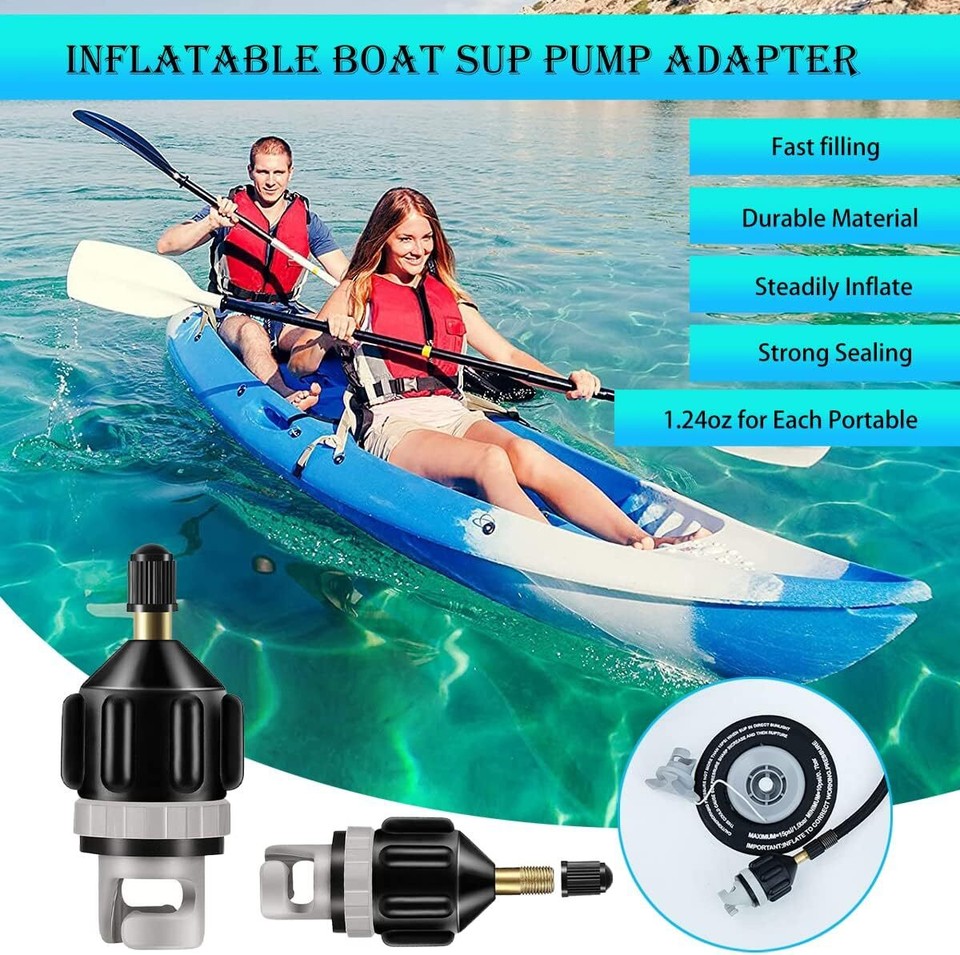 SUP Pump Adapter Inflatable Boat Air Valve Adaptor Paddle Board for ...