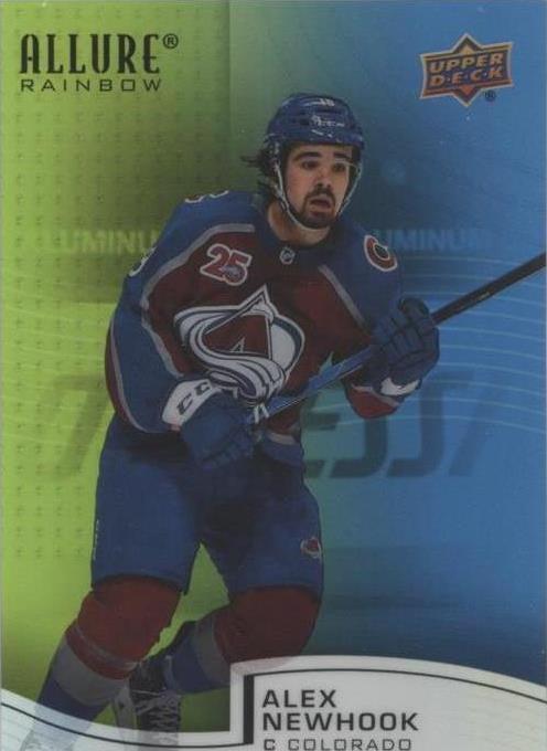 2021-22 Upper Deck Allure - Rainbow Alex Newhook #R-36 Green Blue /299 ...