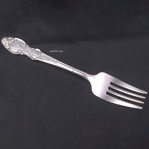 Pure 999 Fine Silver Solid Dinner Fork Classic European Style Flatware ...