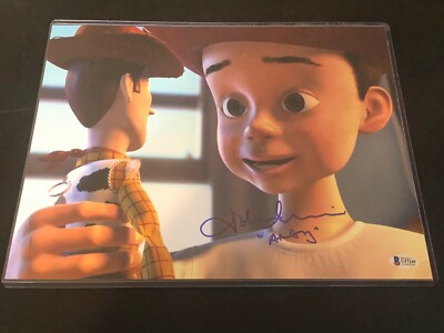 John Morris Disney Pixar Toy Story Voice Andy Signed Autograph 11x14 ...