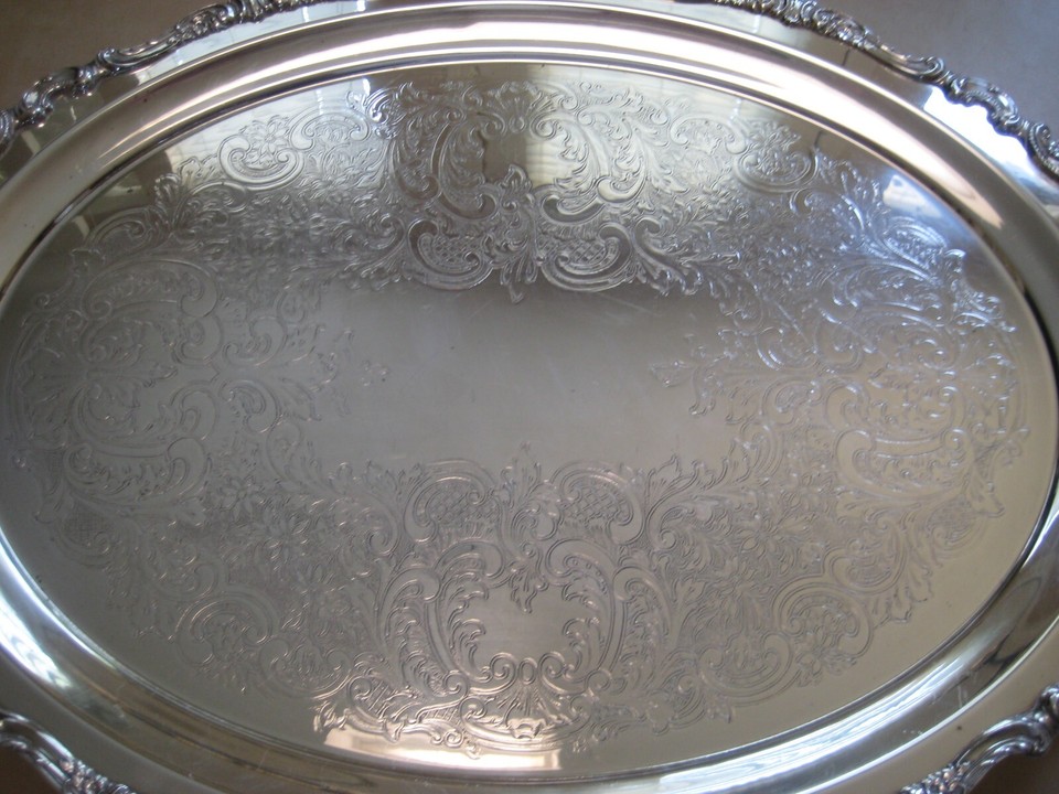 WALLACE BAROQUE MIDCENTURY ROCOCO 0RNATE CHASED LARGE FOOTED BUFFET ...