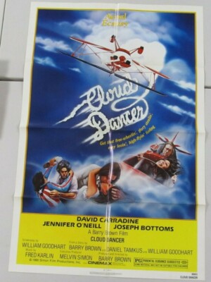 CLOUD DANCER ORIGINAL 27X41 FOLDED MOVIE POSTER 1980 JENNIFER O'NEILL ...