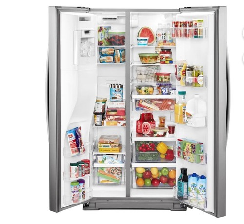 Whirlpool WRS588FIHZ 28.4 cu ft. Side-by-Side Refrigerator - Stainless ...