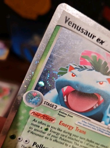 *READ* VENUSAUR EX Fire Red & MEGANIUM EX & Other Grass Starters Lot LP ...