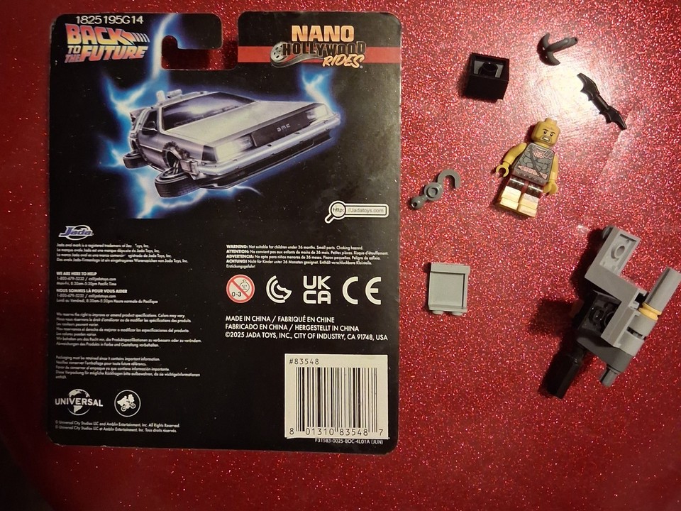 Back to the Future Flux Capacitor Lego Nano DeLorean's 1, 2, and 3! Lot ...