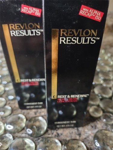 Lot Of 2 Revlon RESULTS REST & RENEWAL Night Cream Concentrate NEW IN ...