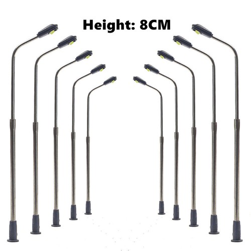 10/20/30X 1:150 8CM Model Trains N Gauge Lamp Post Street Lights Cool ...