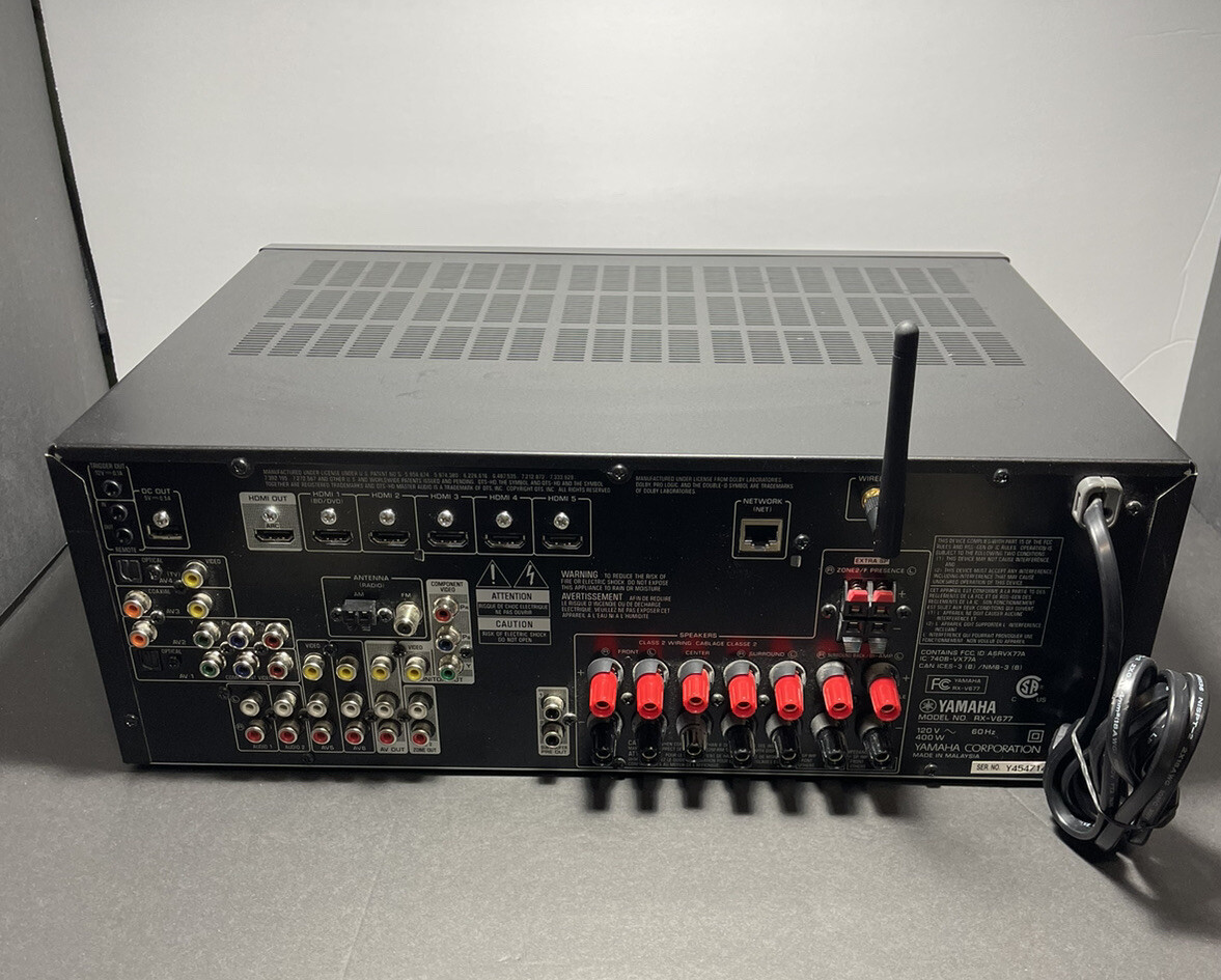 Yamaha RX RX-V677 7.2 Channel 235 Watt Receiver for sale online | eBay