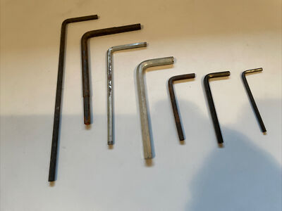 Lot of 7 Allen Wrenches/ Assorted Sizes | eBay