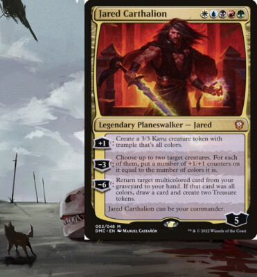 Jared Carthalion Commander Deck Magic MTG Ready-to-Play 5 Color ...