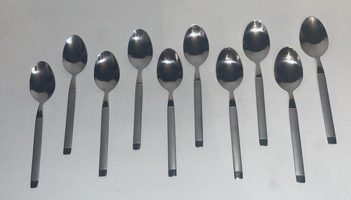 Farberware Alexandria 10 Soup spoons stainless steel Silverware 8” | eBay