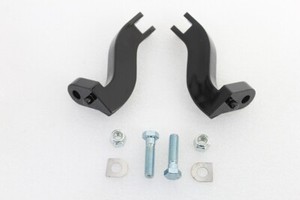 Black Adjustable Footpeg Mount Brackets Passenger 50500578 Harley ...