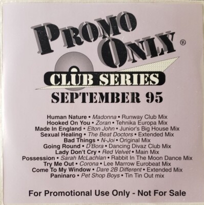 Promo Only CD - September 1995 - Club Series - Promotional CD for DJs ...