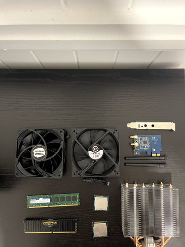 Computer Parts Bundle | DDR4 Ram, 2x Intel CPU's, Air Cooler, Wifi Card ...