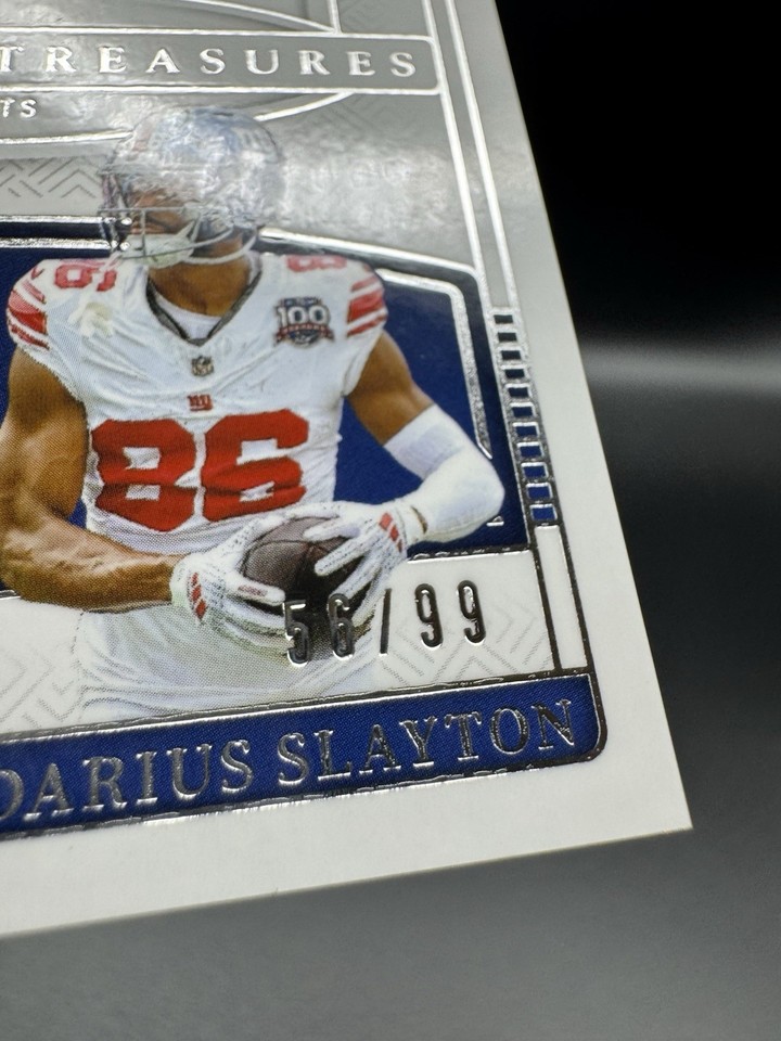 2024 Panini National Treasures Daniel Jones / Darius Slayton Dual Patch ...