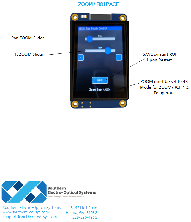 2.8" LCD Touch Flir TAU Thermal Camera Controller 100% MADE IN USA, NOT ...
