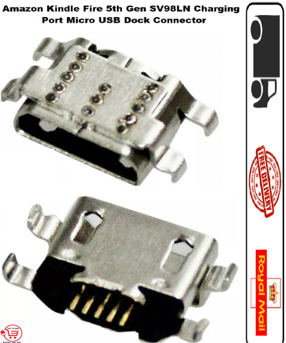 Amazon Kindle Fire 5th Gen Charging Port Micro USB Dock Connector ...